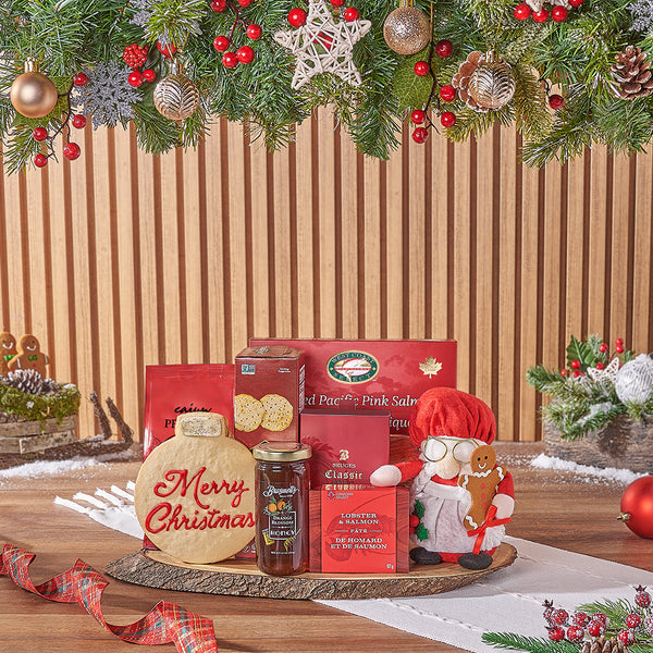 Christmas Gourmet Salmon Gift – Christmas gift baskets – Maine delivery ...